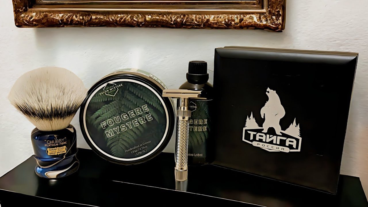 💈TAIGA Adjustable Razor 316L by Homelikeshaving💈Savon Mystere - Fougere ...