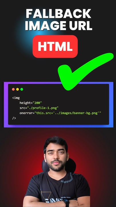 Fallback url in image tag html #html #trick - YouTube