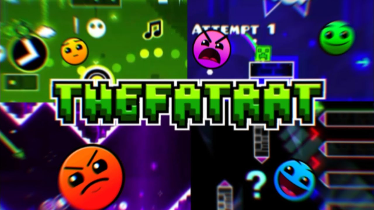 Geometry dash Jugando niveles de TheFatRat en geometry dash (Edited ...