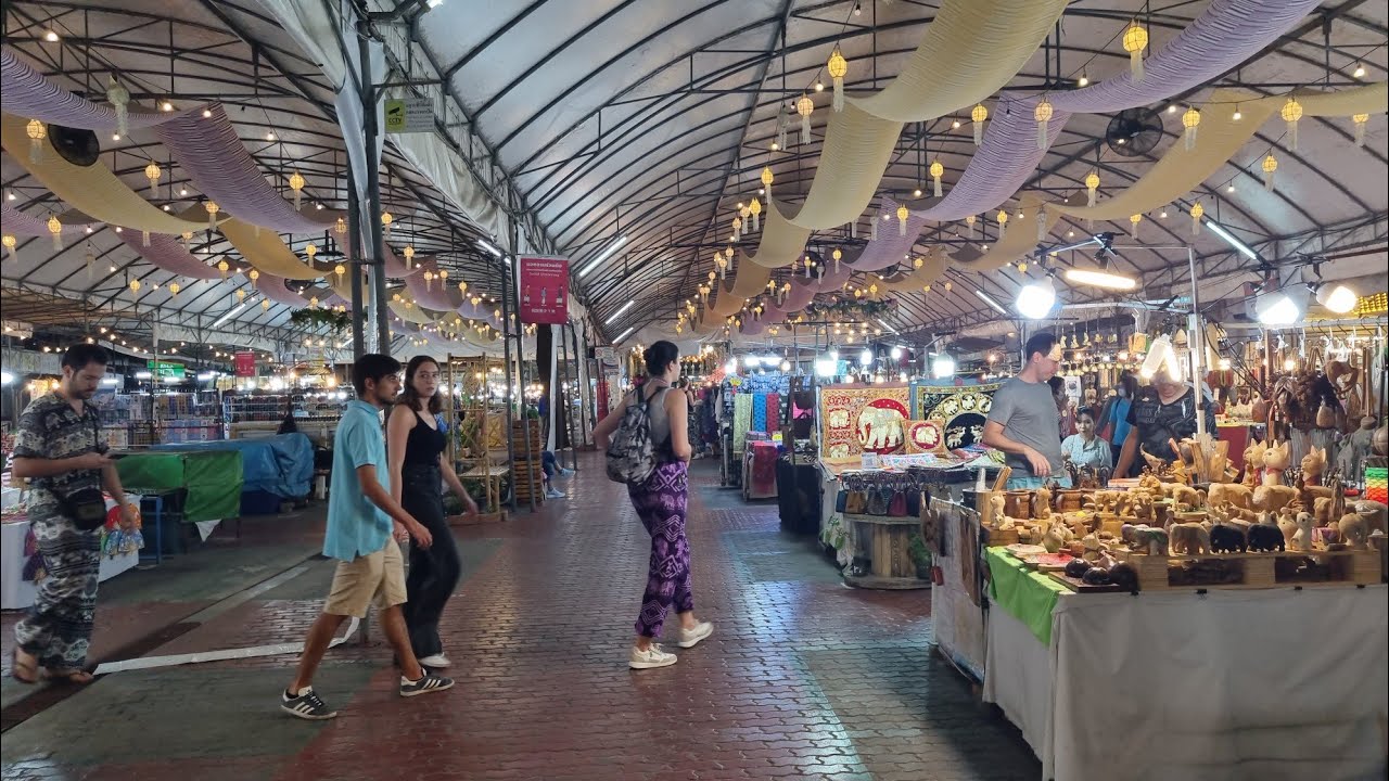 Anusarn Market, Chiang Mai, Thailand - YouTube