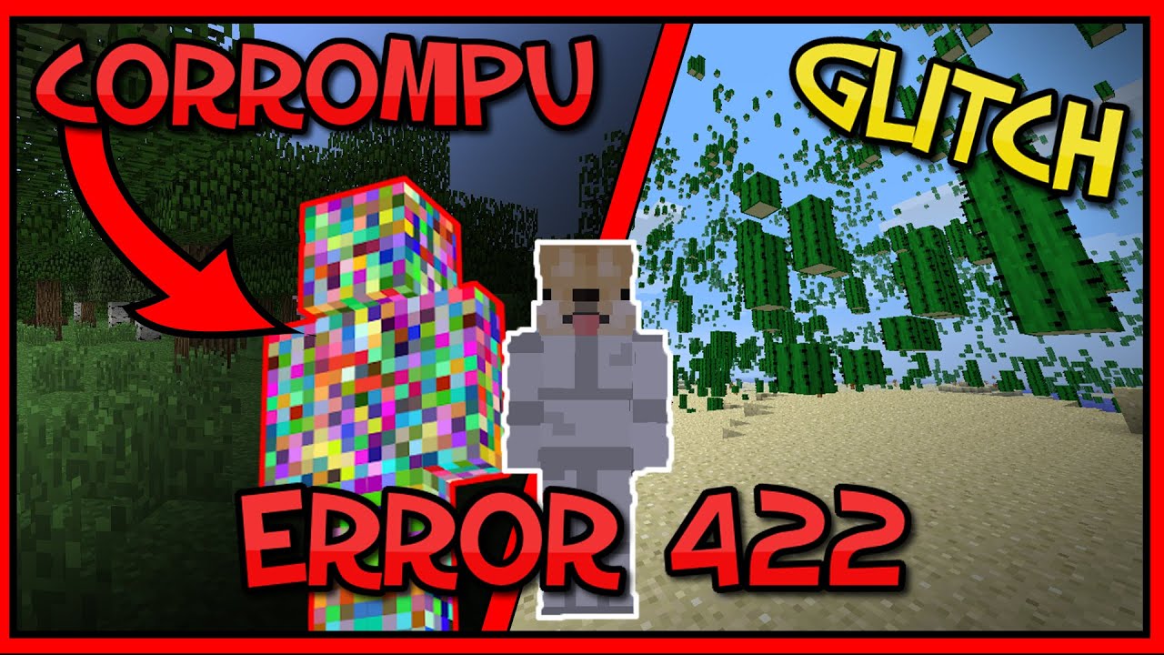 J'ai testé une version corrompu de MINECRAFT... - YouTube