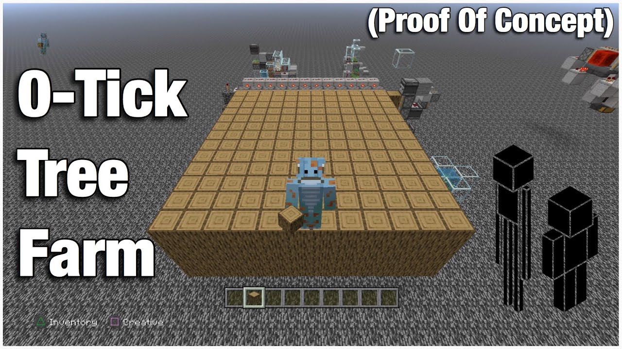 Minecraft: PlayStation®4 Edition- 0-Tick Tree Farm (Proof of Concept ...