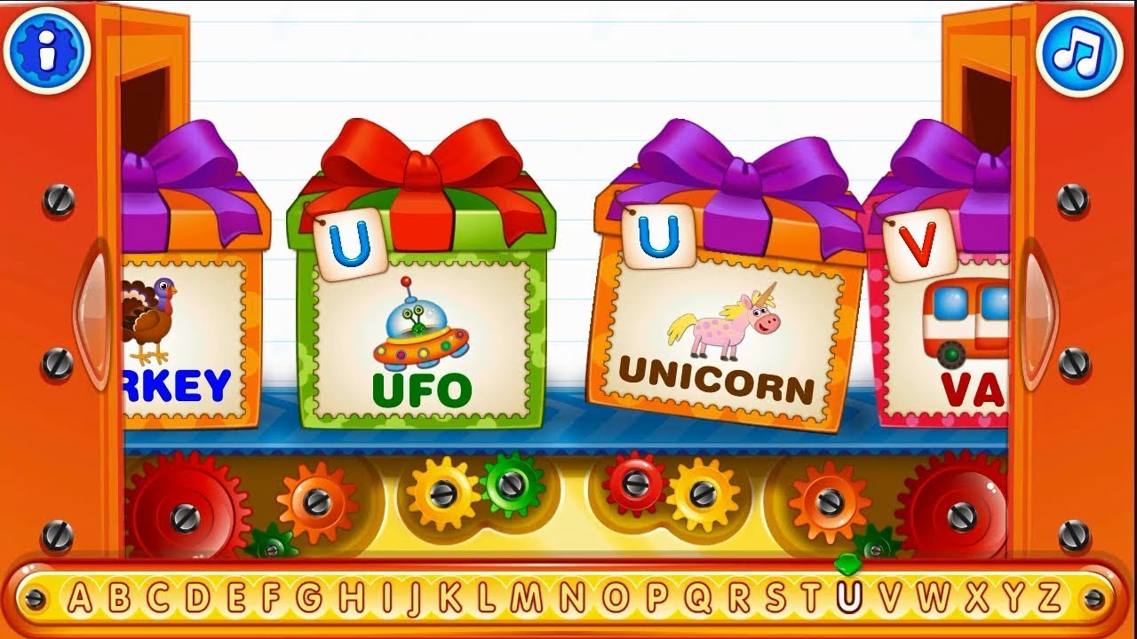 ABC for Kids! Learn The Alphabet! Boxes ABC Letter U - YouTube