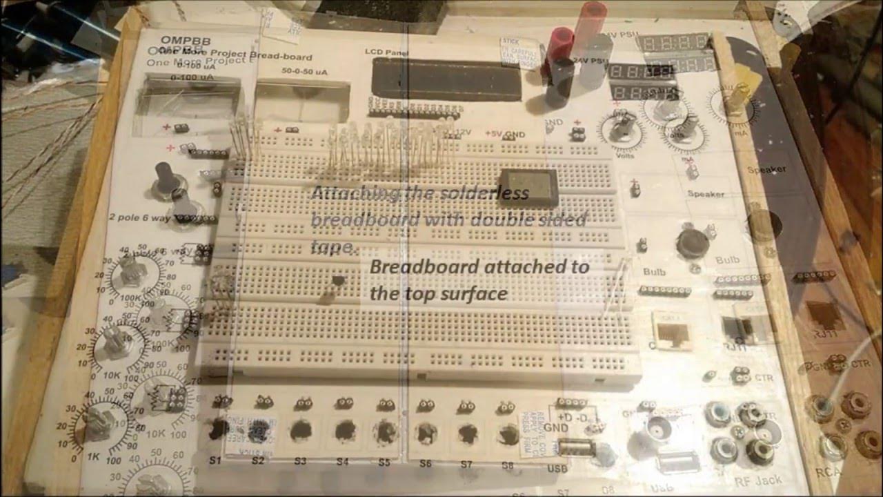 DIY Electronics Breadboard - YouTube