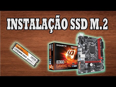 Instalando SSD NVME M.2 na placa-mãe Gigabyte B360M GAMING HD - YouTube