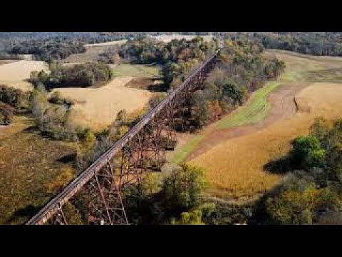 Tulip Trestle aka Greene County Viaduct. Bloomfield Indiana October ...