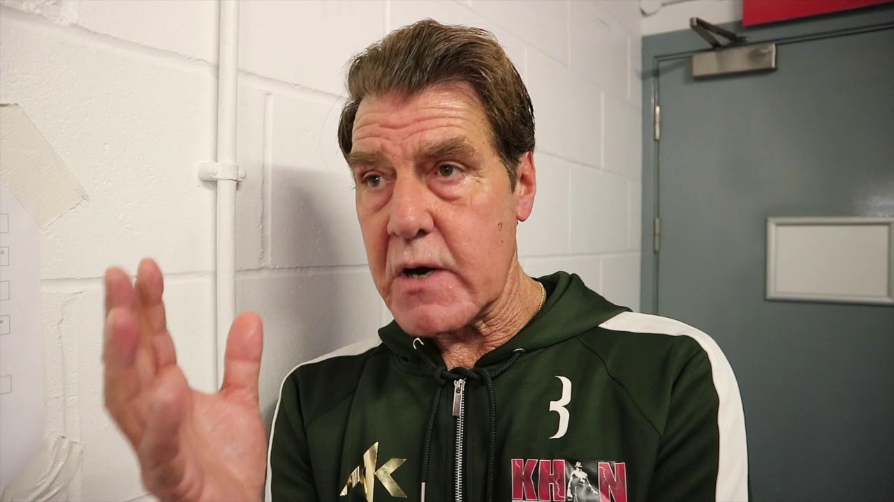 AMIR KHAN TRAINER JOE GOOSEN REACTS TO KHAN EXPLOSIVE 1st ROUND KO OVER ...