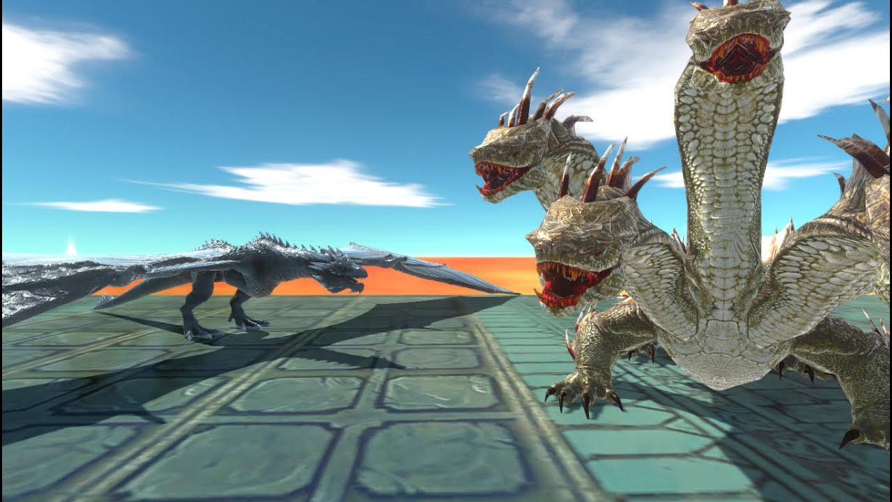 Hydra vs Dragon #arbs #animalrevoltbattlesimulator - YouTube