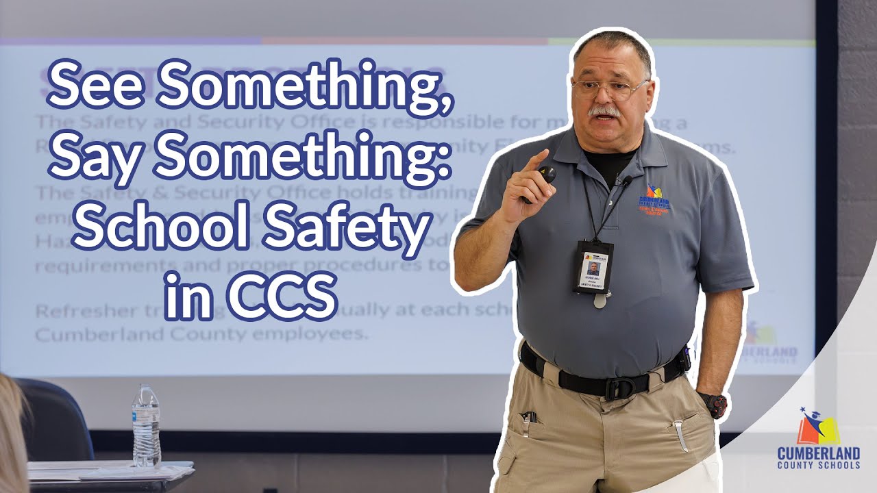 See Something, Say Something: School Safety in CCS - YouTube
