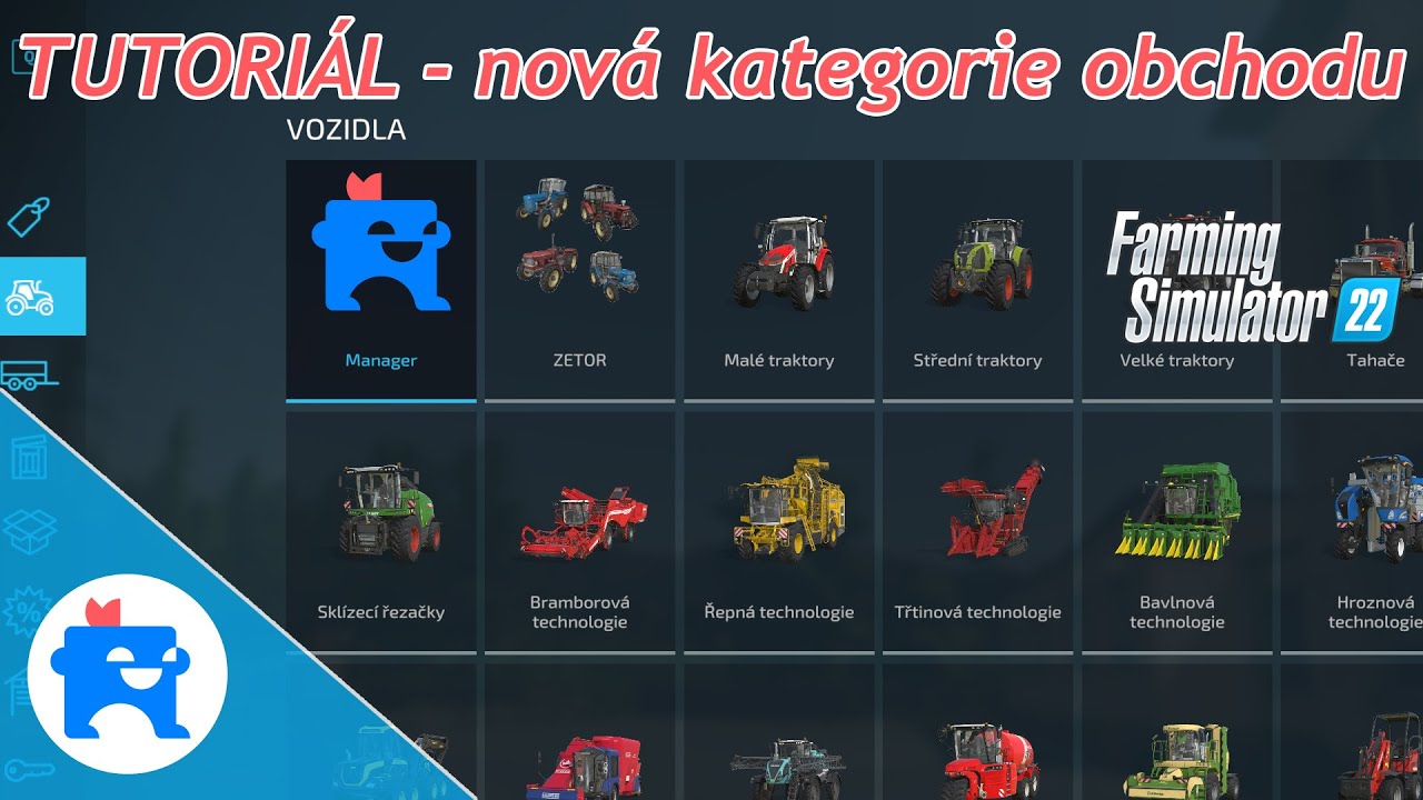 ️ TUTORIÁL ️ nová kategorie obchodu 🛒 | Farming simulator 22 🚜 - YouTube