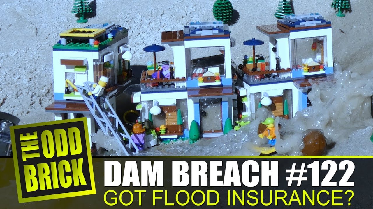 LEGO Dam Breach #122 - Got Flood Insurance? - YouTube