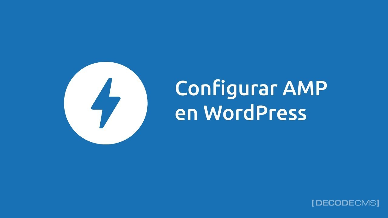 Configurar AMP en WordPress - YouTube