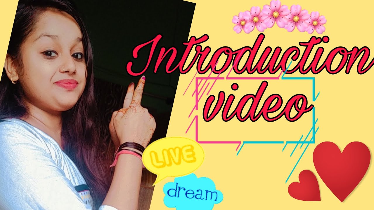 My first introduction video🤗 ️//Introduction Video// Vlog_with_Ratna ...