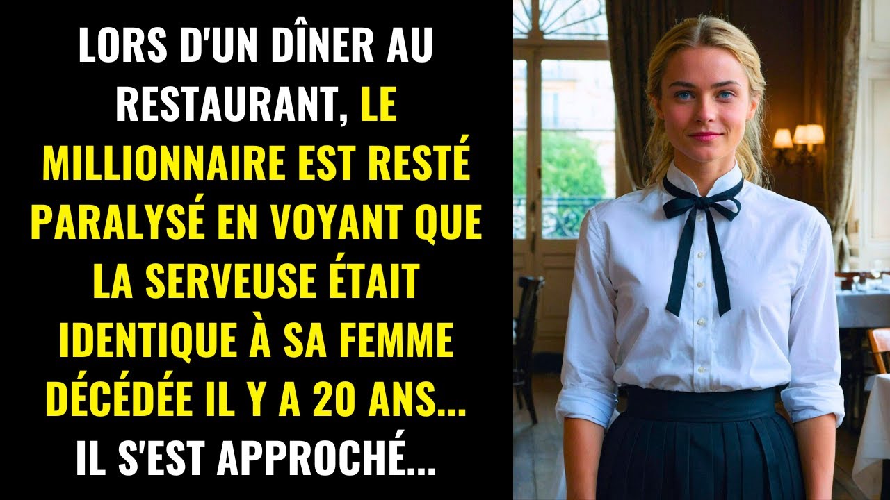 LE MILLIONNAIRE EST RESTÉ PARALYSÉ EN VOYANT QUE LA SERVEUSE ÉTAIT ...