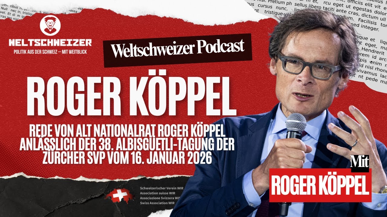 Roger Köppel Albisgüetli 2026 Nein zu einer kriegerischen EU! - YouTube