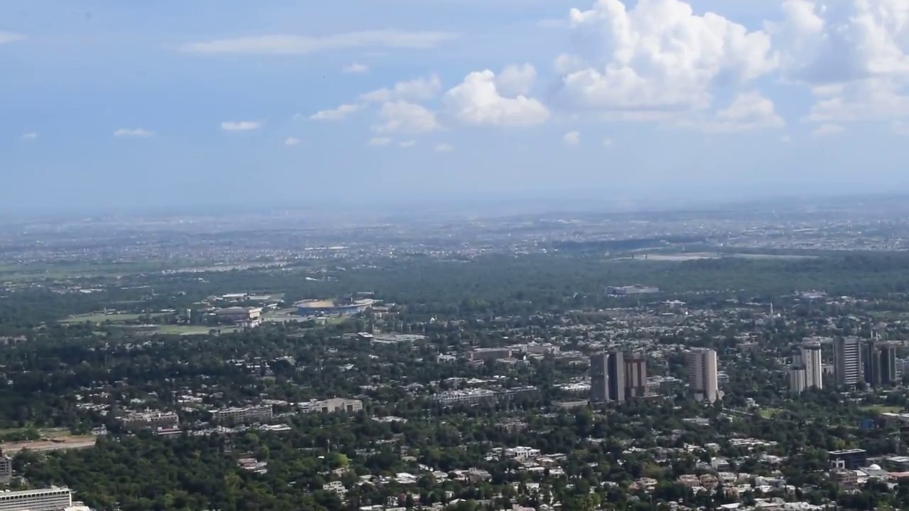 Beautiful View of Islamabad from Top of Hiking Trail 3 - YouTube