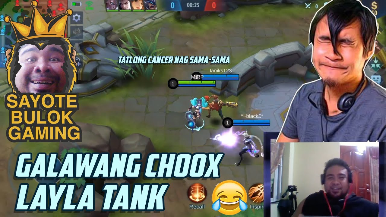 LAYLA TANK BUILD GALAWANG CHOOX TV | Mobile Legends Bisaya - YouTube