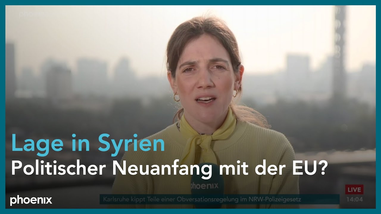 Vera Rudolph aus Kairo zur Lage in Syrien am 03.01.25 - YouTube