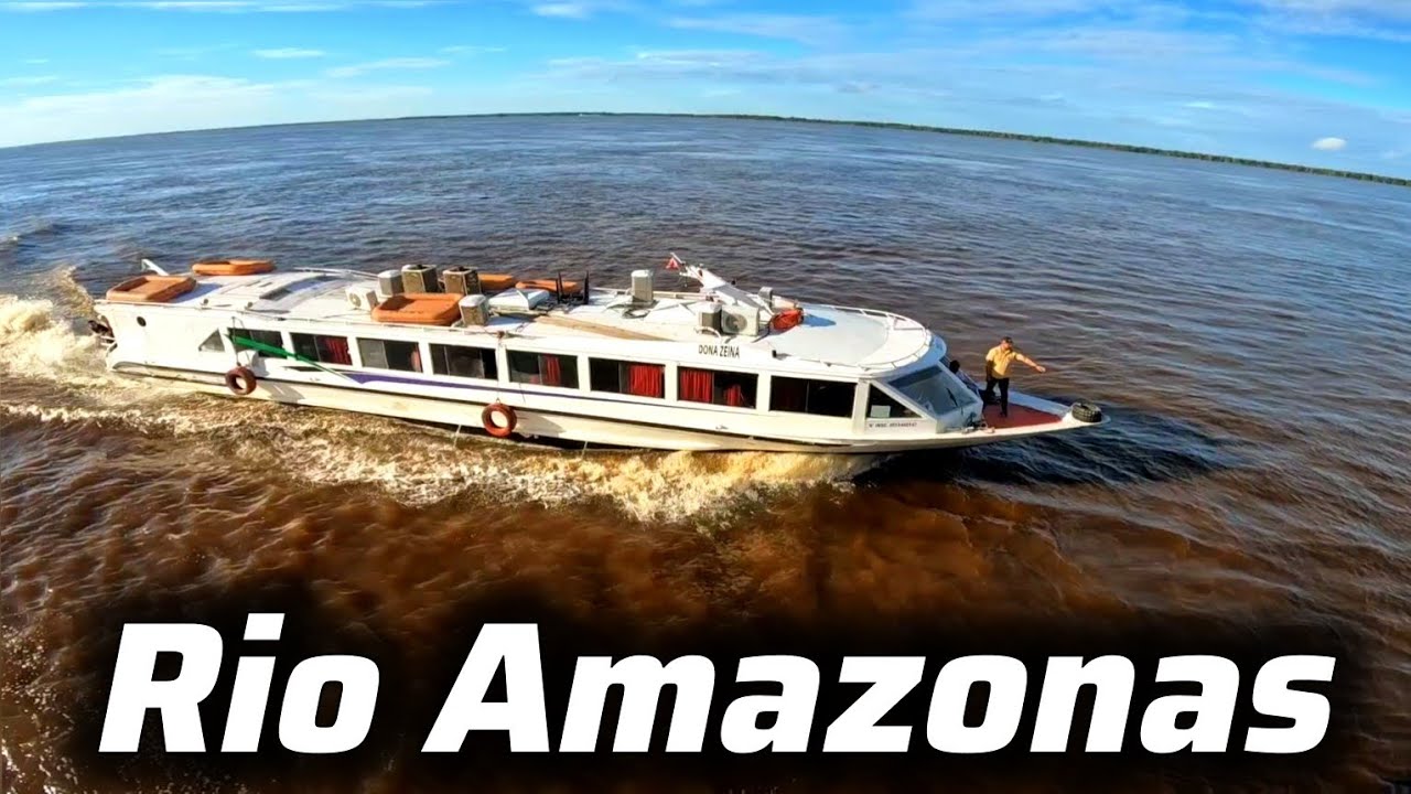VIAGEM DE BARCO PELO RIO AMAZONAS | SANTARÉM - MANAUS - YouTube