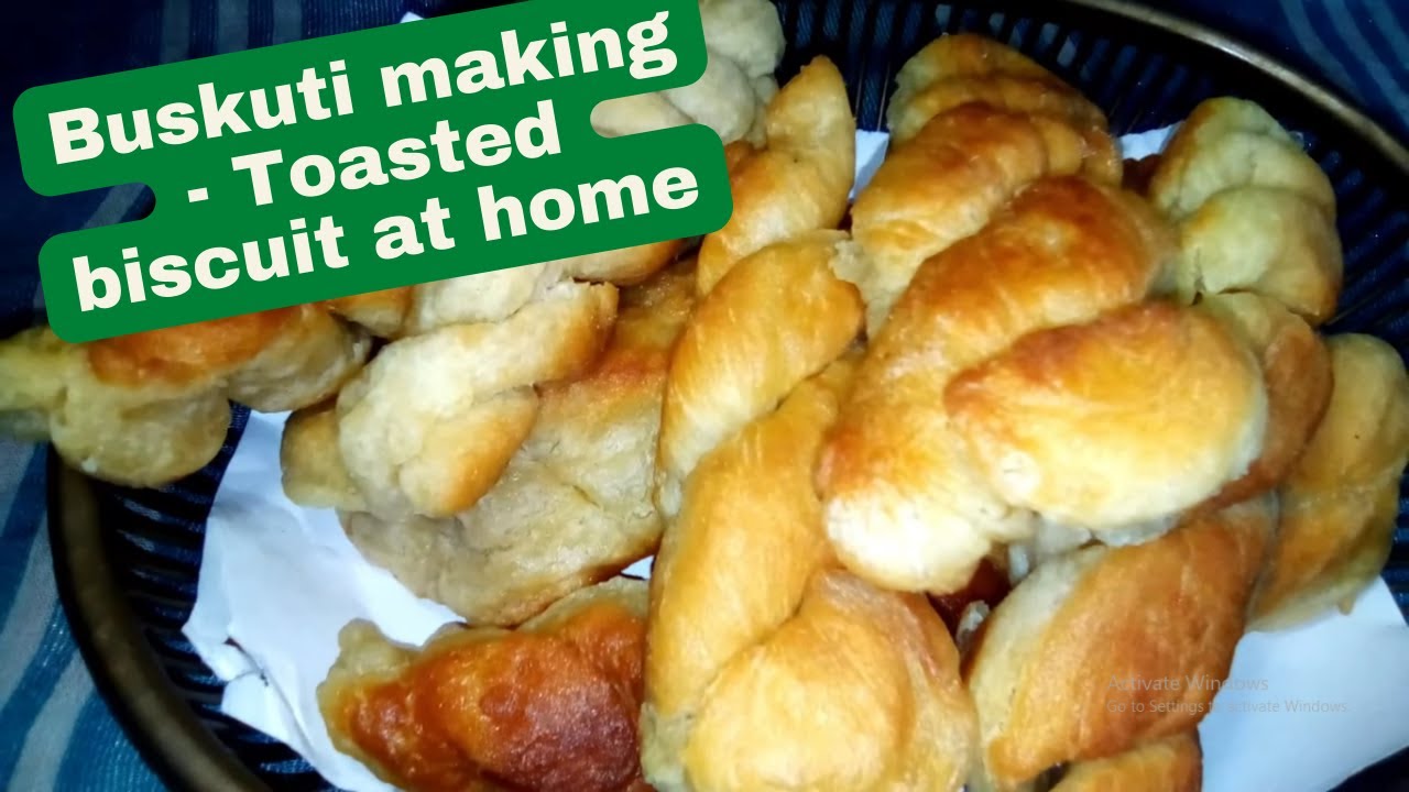 Buskuti making - How to make Toasted biscuit at home (Maltu Studio ...