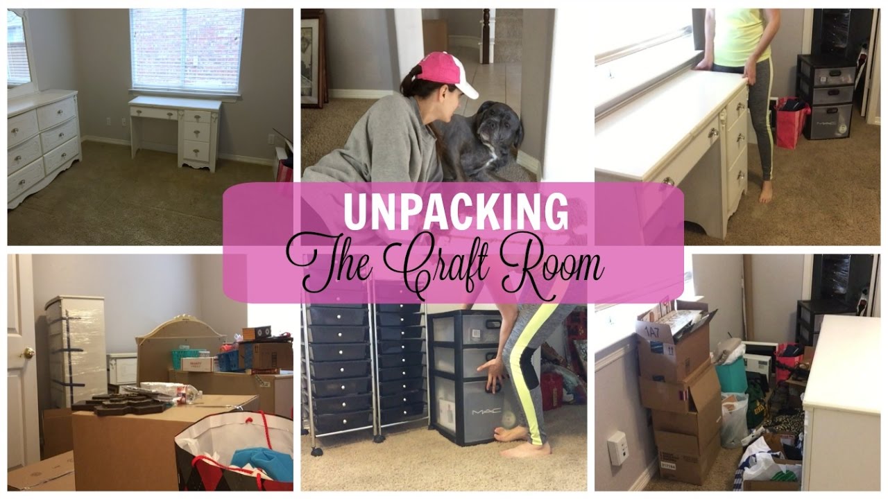 UNPACKING THE CRAFT ROOM - YouTube