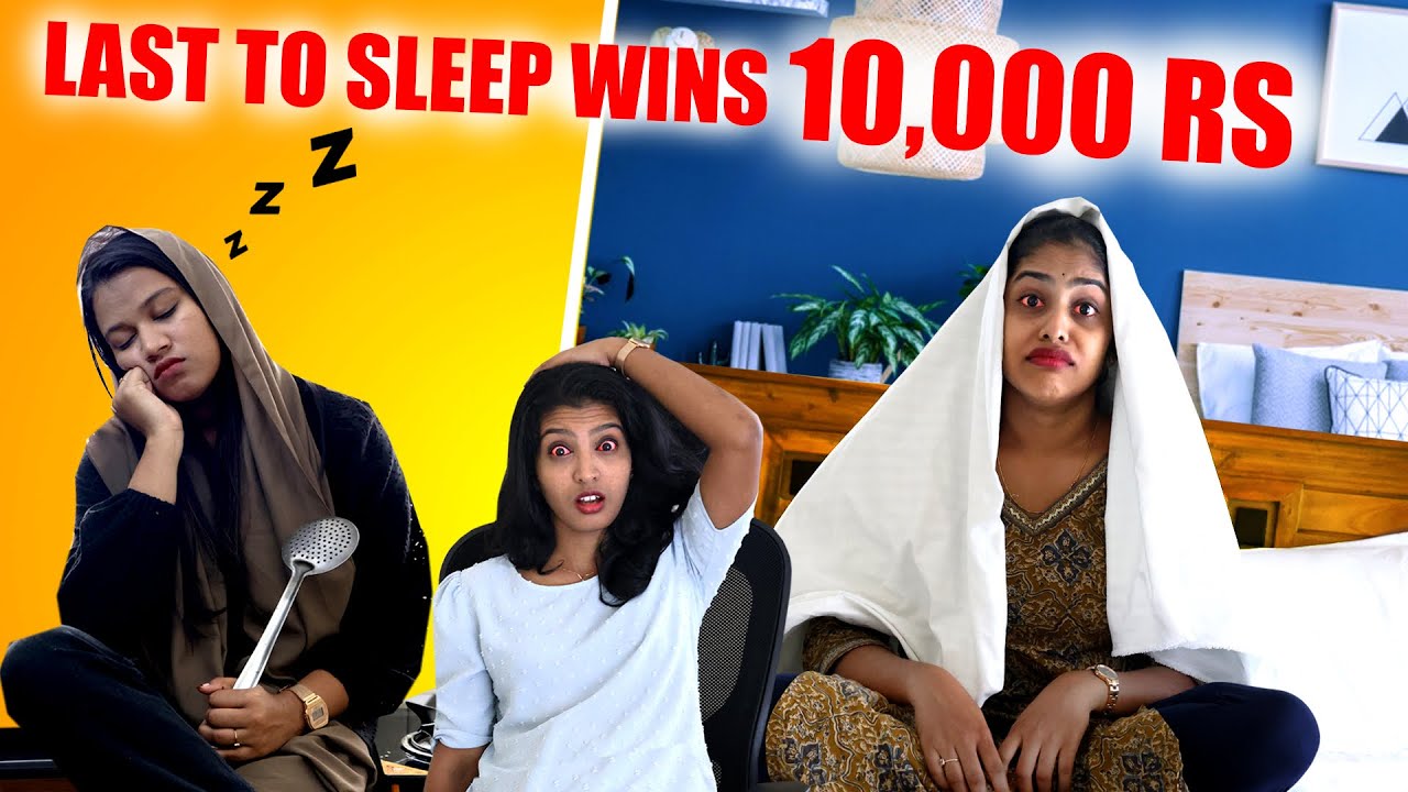 Last to SLEEP Wins 10000 RS Challenge | ഉറങ്ങിയാൽ തോൽക്കും 😱 | Pullothi ...