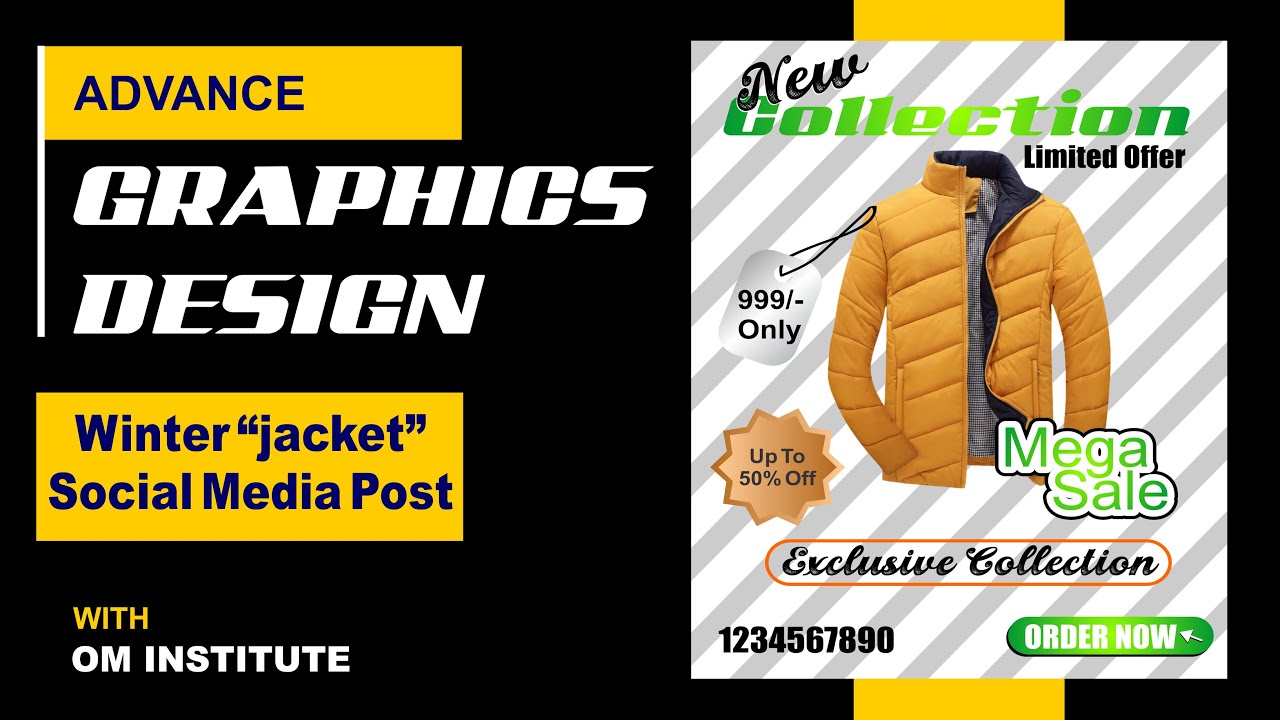 “Create Striking Social Media Posters for Winter Jackets! 🧥 # ...
