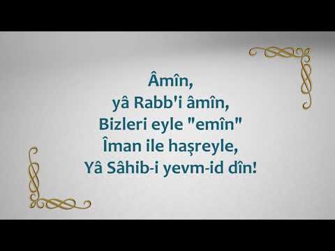 RAMAZAN MANİSİ 1 | BİR ÜMİTTİR RAMAZAN