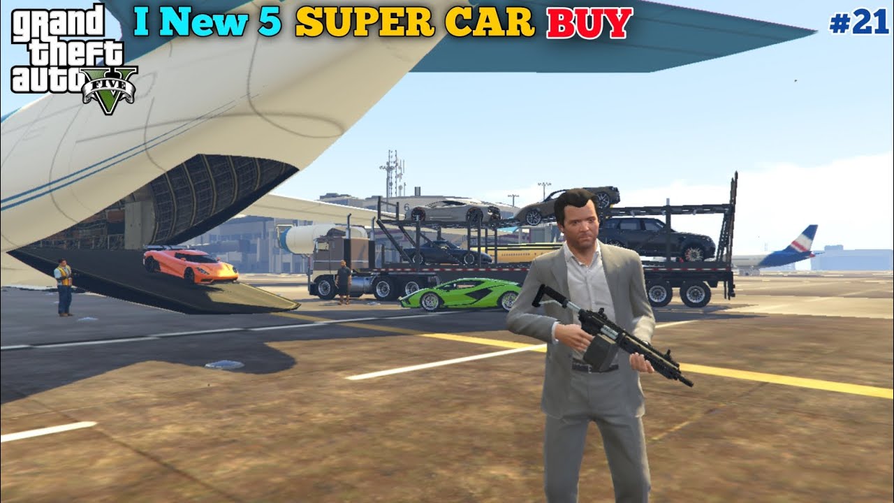 I BOUGHT NEW 5 SUPER CAR IN NEW SHOWROOM | GTA 5 GAMEPLAY #21 - YouTube
