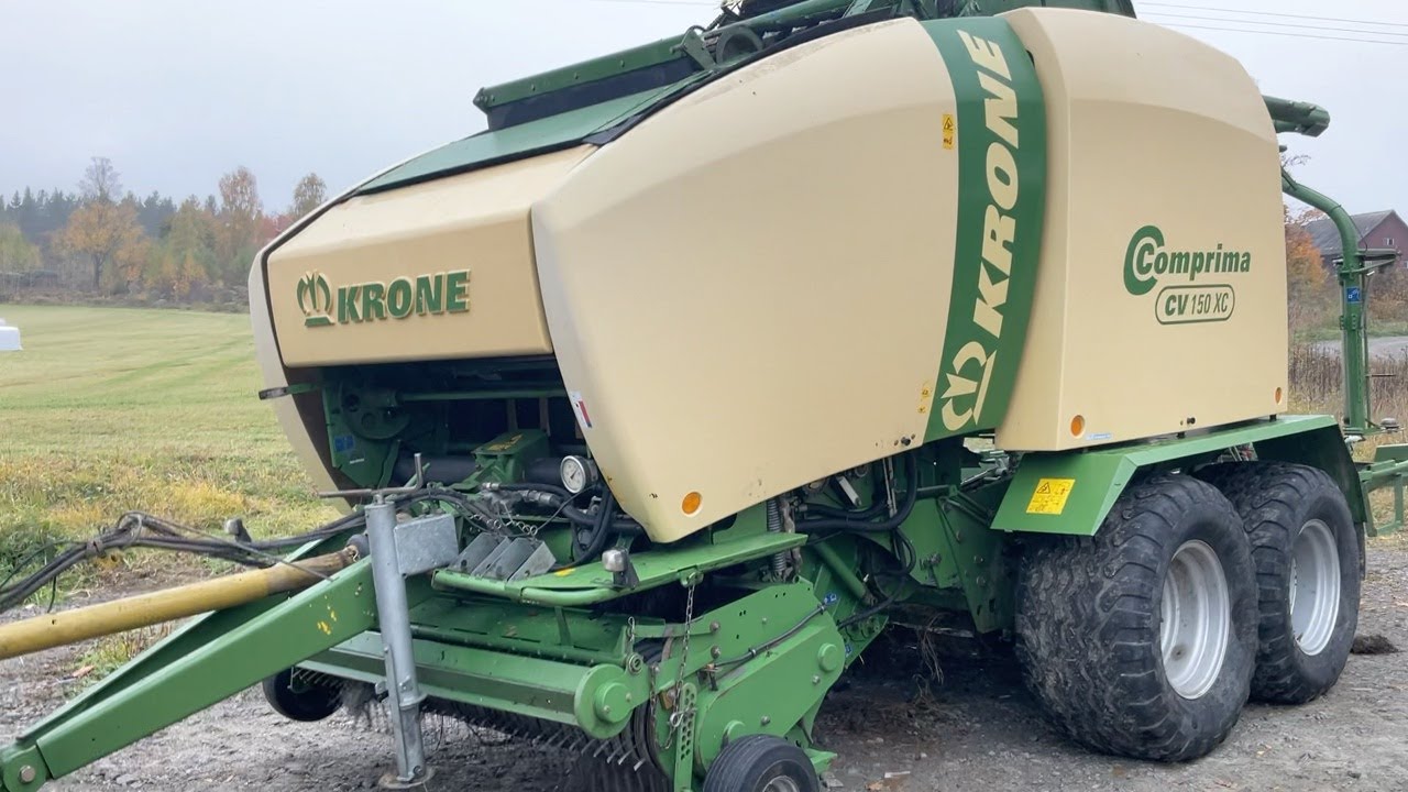 Köp Kombipress Krone Comprima CV150XC på Klaravik - YouTube
