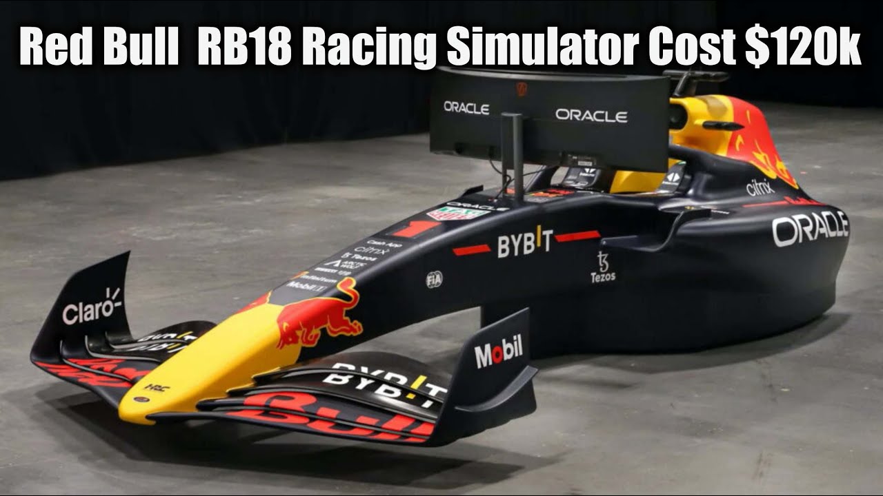 Red Bull RB18 Racing Simulator Cost $120k - YouTube