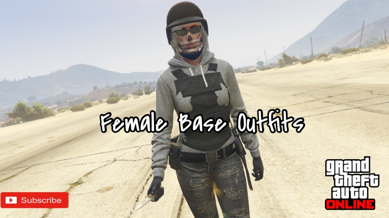 GTA V ONLINE | 5 Female Base Outfits (XBOX/PS/PC) - YouTube