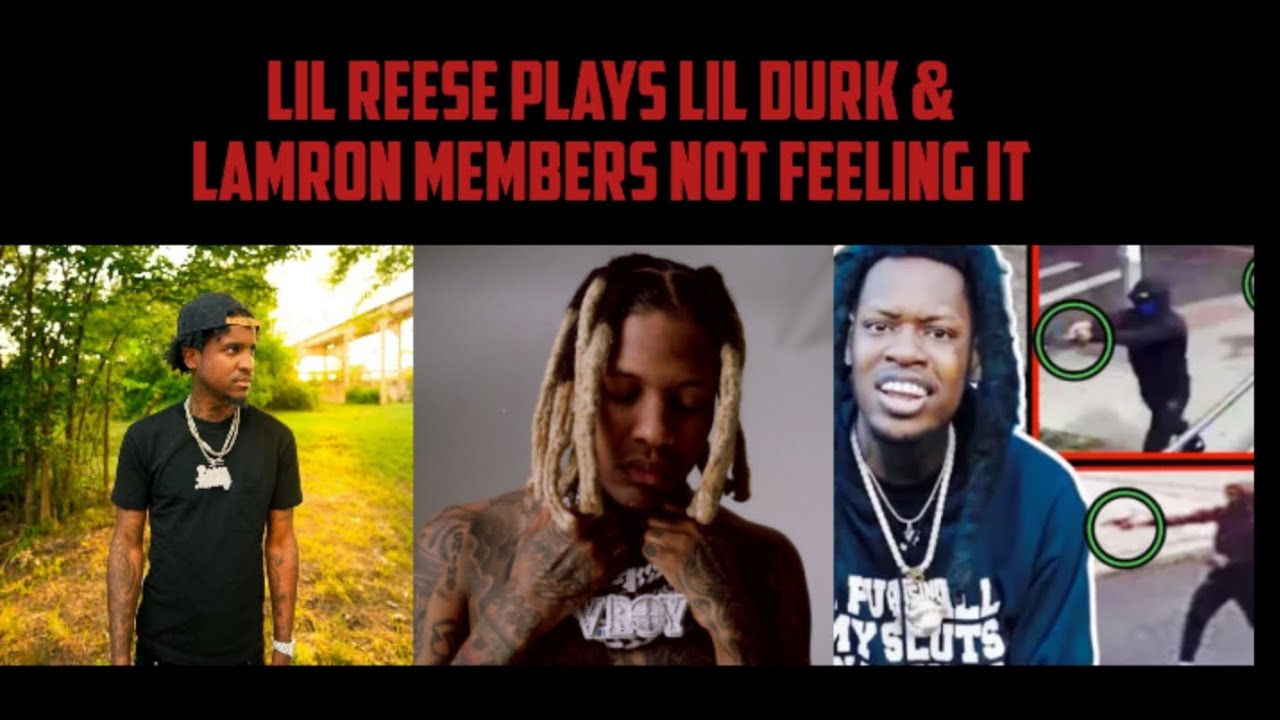 Lil Reese Plays Lil Durk & Lamron Members Not Feeling It | Foolio Murder Video Released (Footage ...