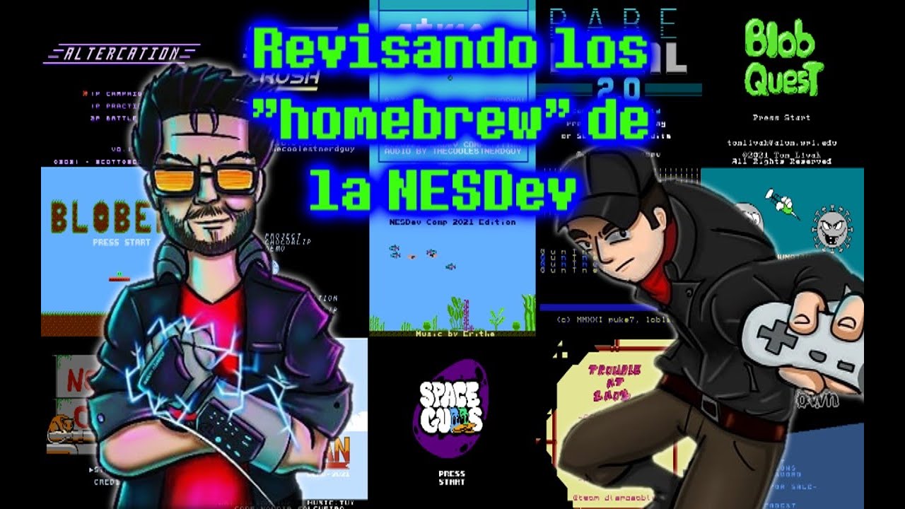 Revisando los Homebrews de la NESDev 2020/21 - Analista Gamer #17 (Ft. @CocaLightMan) - YouTube