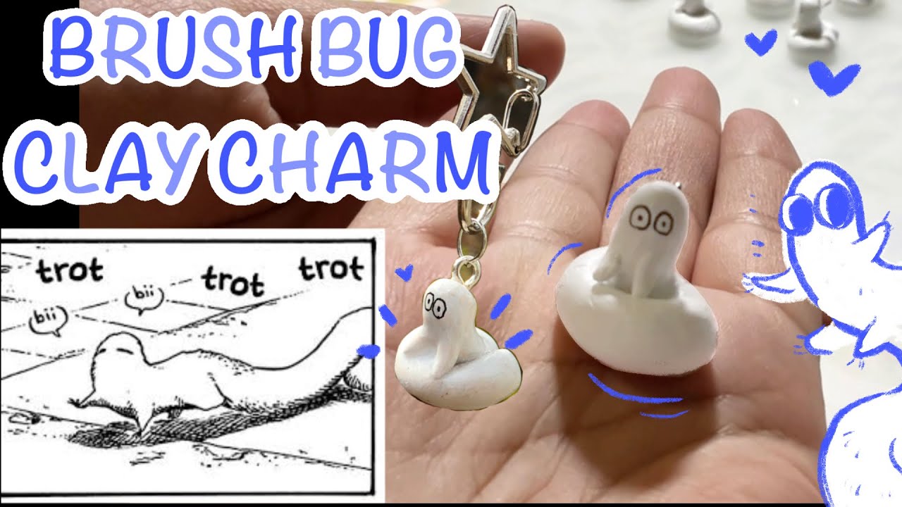 Brush Bug from Witch Hat Atelier [ Clay Charms Vlog #1 ] - YouTube