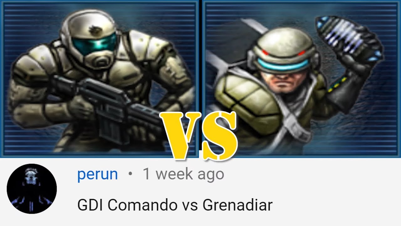 GDI Commando vs GDI Grenadier - YouTube