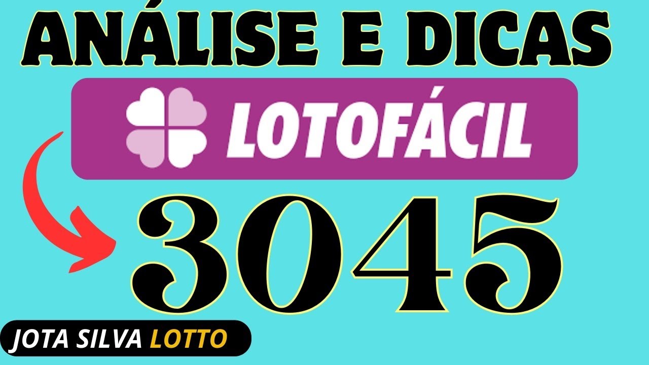 Análise e Dicas Para Lotofácil 3045 - YouTube
