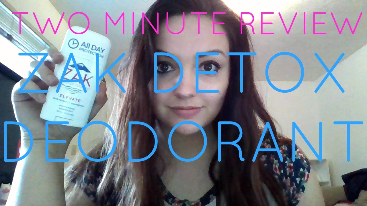 Zak Detox Deodorant - Two Minute Review - YouTube