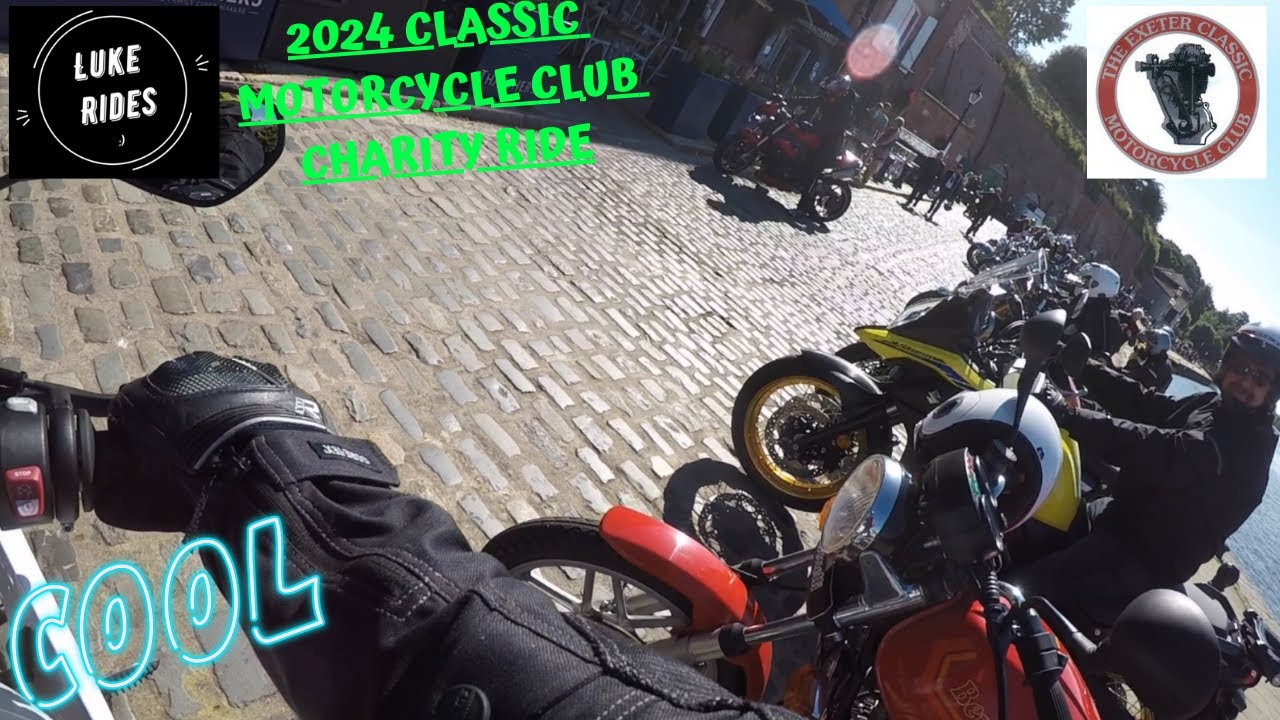 Motovlog Special / Exeter / 2024 Classic Motorcycle Club Charity Ride ...