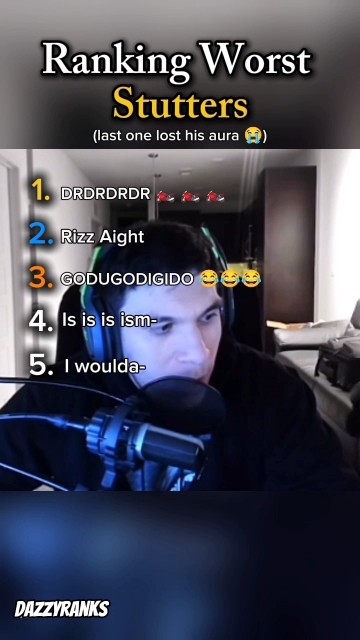 Ranking Worst Stutters - YouTube