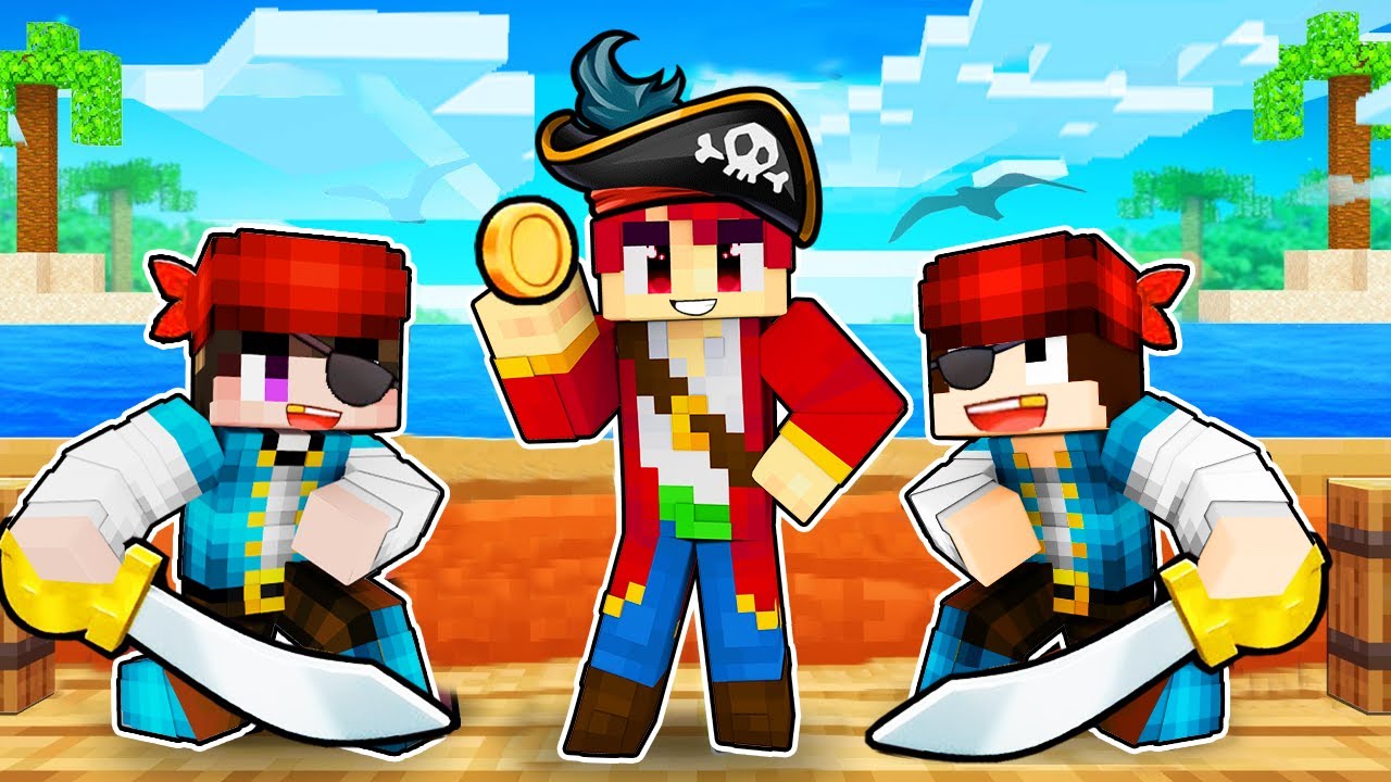 Hachi 24 Giờ Trở Thành Hải Tặc Giỏi Nhất Trong Minecraft - YouTube