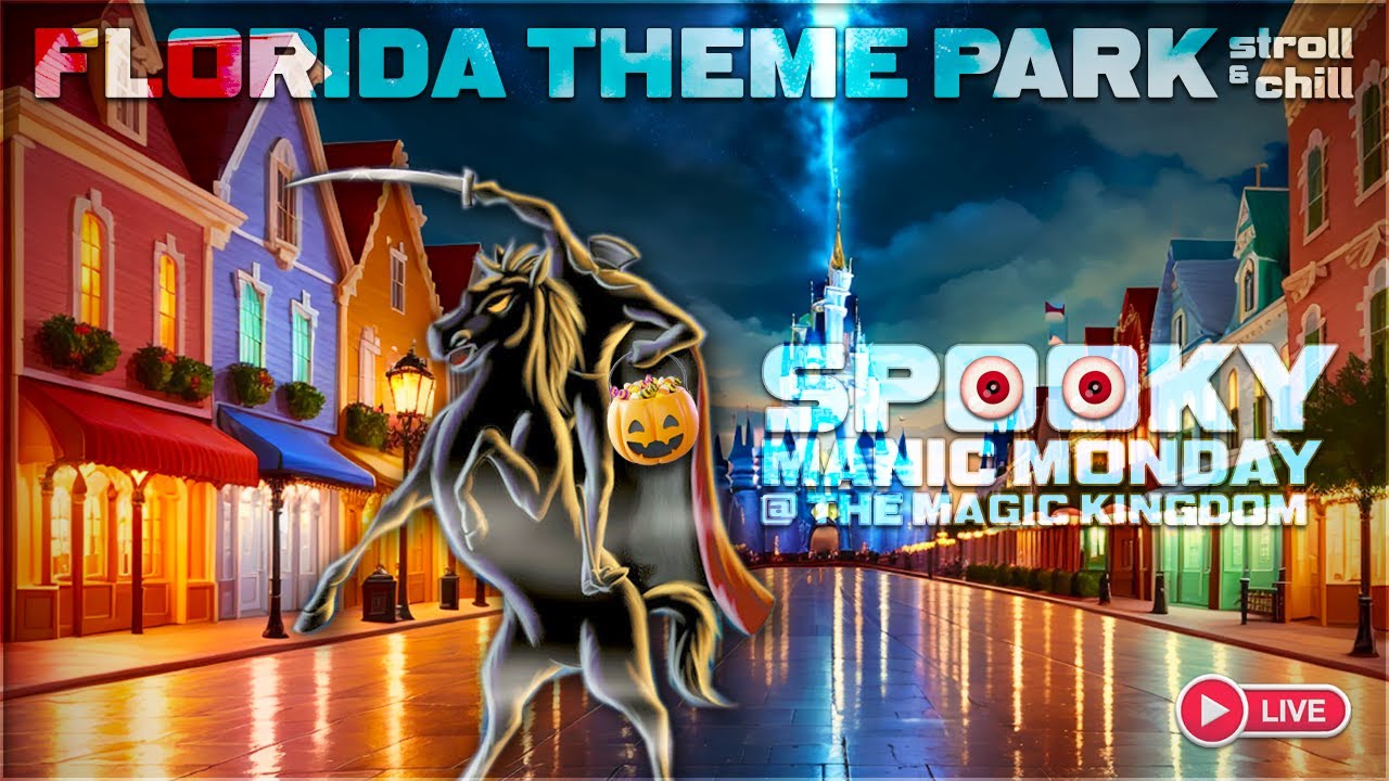 🔴LIVE! Manic Monday: A Spooky Sojourn at Disney World's Haunted Mansion ...