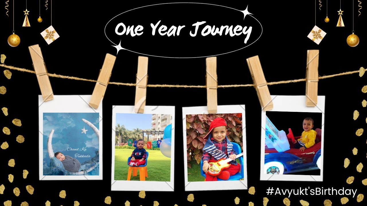 Avyukt's One Year Journey I First Birthday | 0-12 months | Cinematic Video | Baby Photoshoot ...