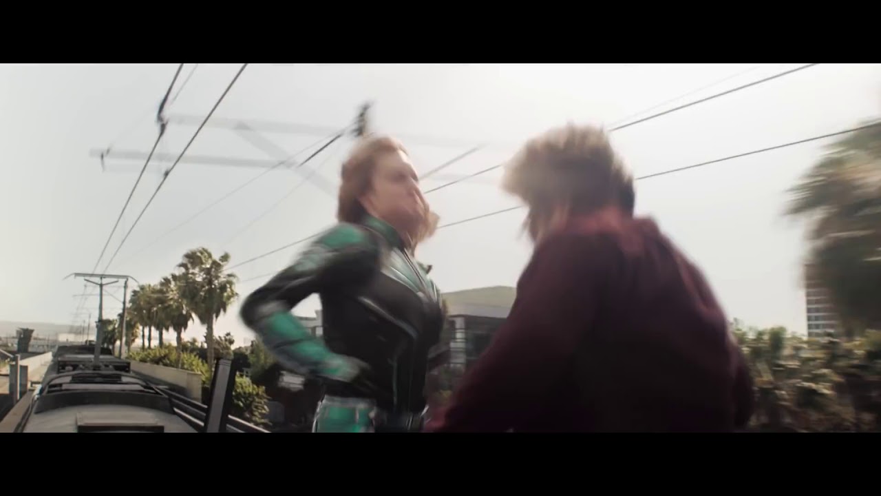 Captain Marvel Train Scene - YouTube