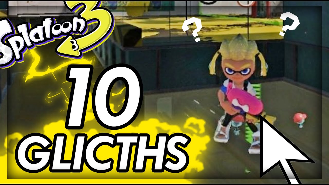 10 GLITCHS FACILES à faire dans SPLATOON 3 🦑 - YouTube