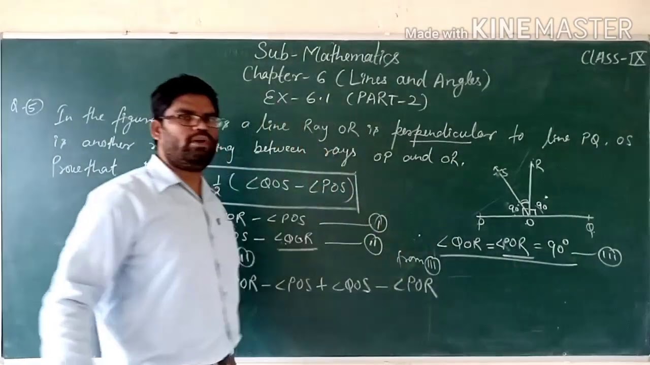 NCERT MATHS CLASS- IX EXERCISE-6.1 ( PART-2) - YouTube