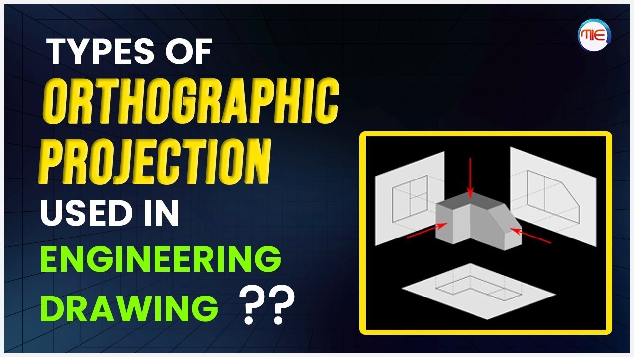 Types of Orthographic Projections used in Engineering Drawing | 1st 2nd ...