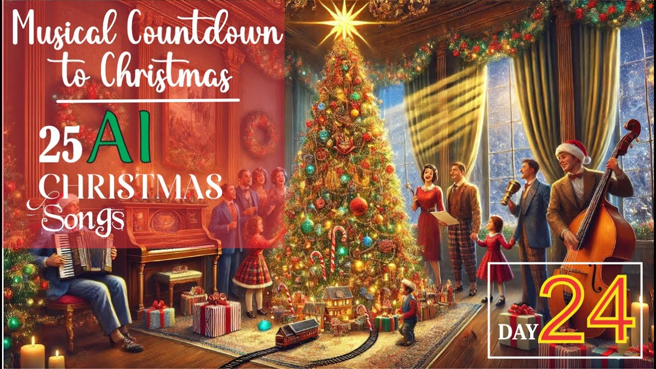 Day 24: Countdown To Christmas AI Songs - “Oh, Christmas Tree Shine Bright” - YouTube