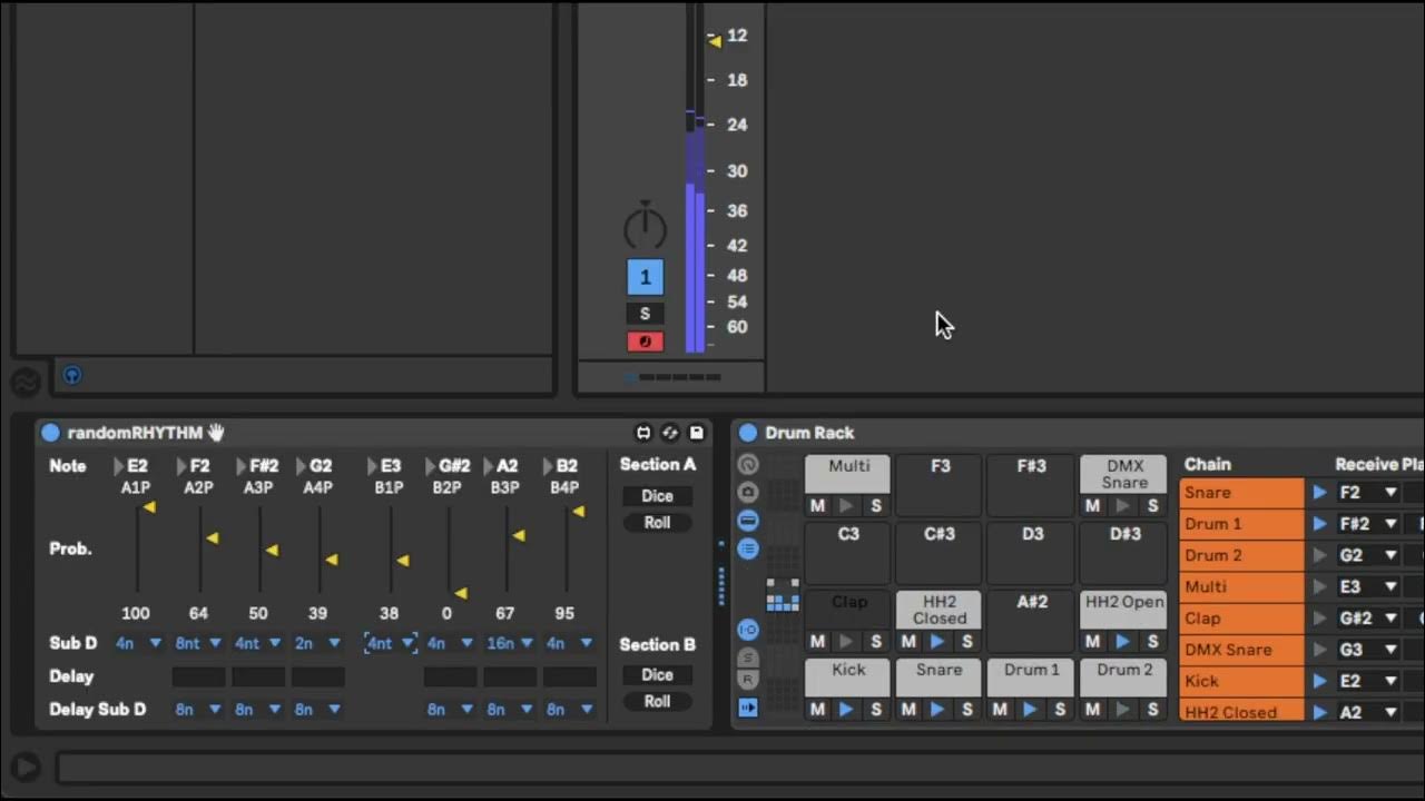 Random MIDI rhythm generation Max For Live Device [randomRHYTHM] - YouTube