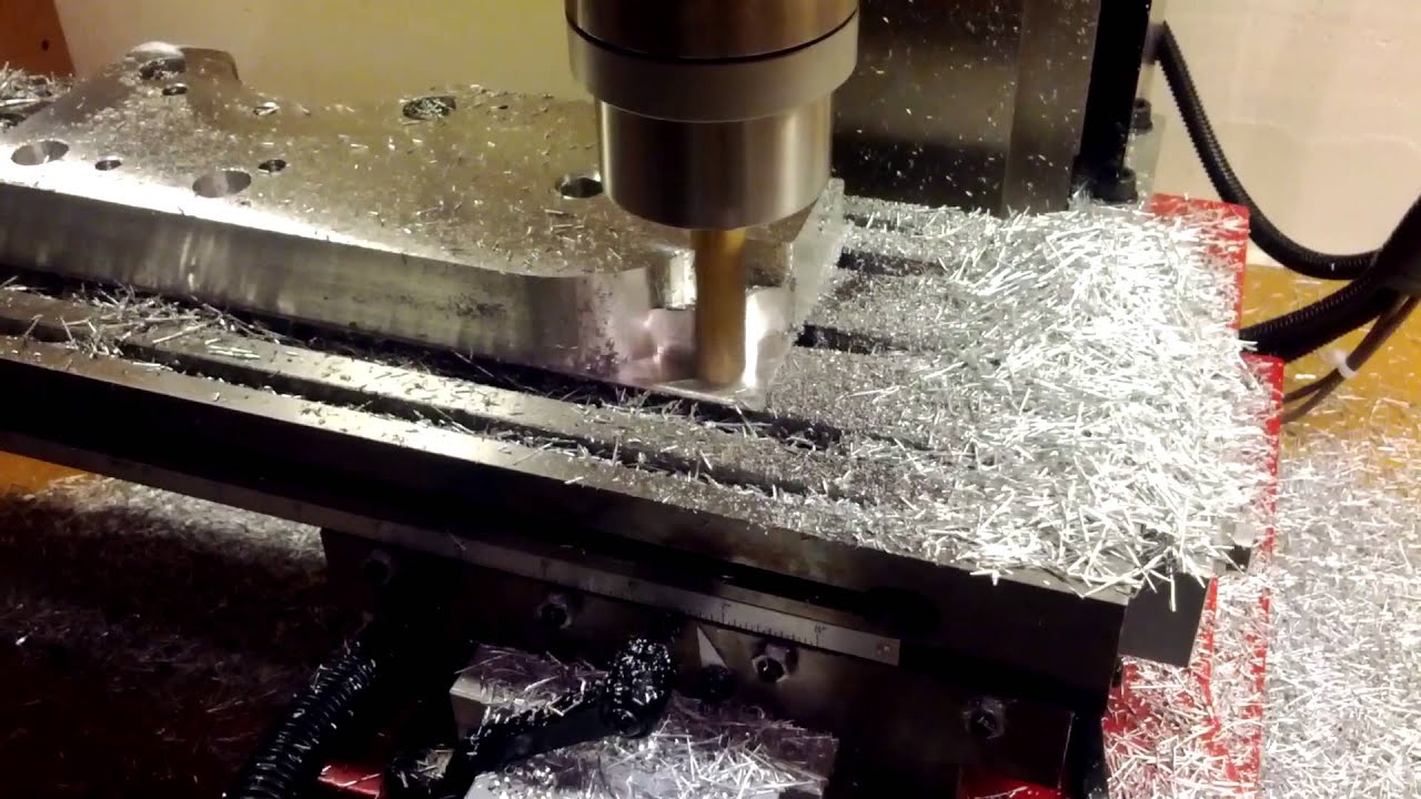 Sieg X3 Mill CNC Machining Router Bracket for Sieg X3 Conversion - YouTube